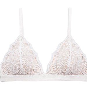 Underprotection | Intimates & Sleepwear | Luna Bra White Ethical Bridal ...